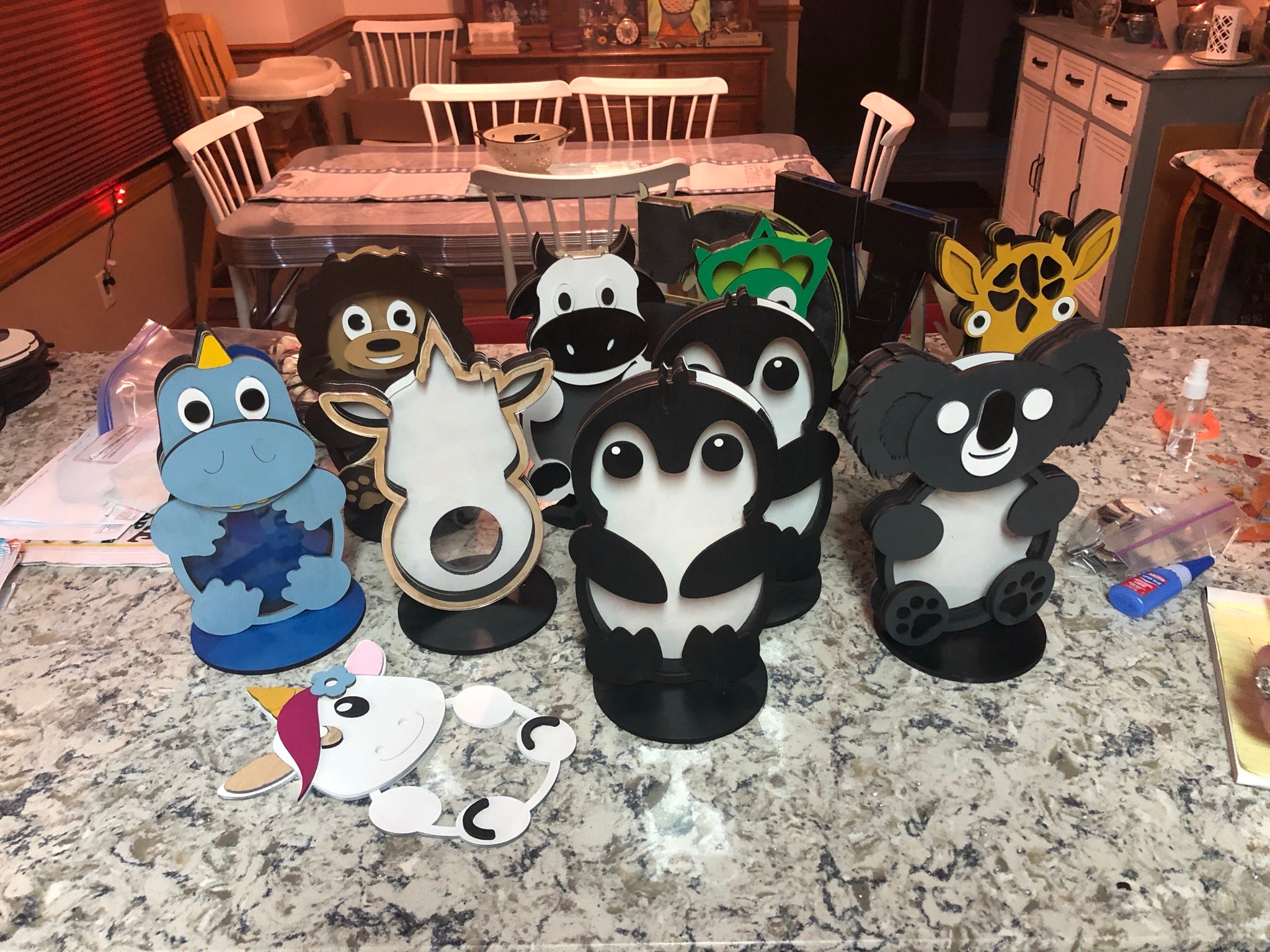 Wooden Baby Animal Banks – Rife Custom Crafts
